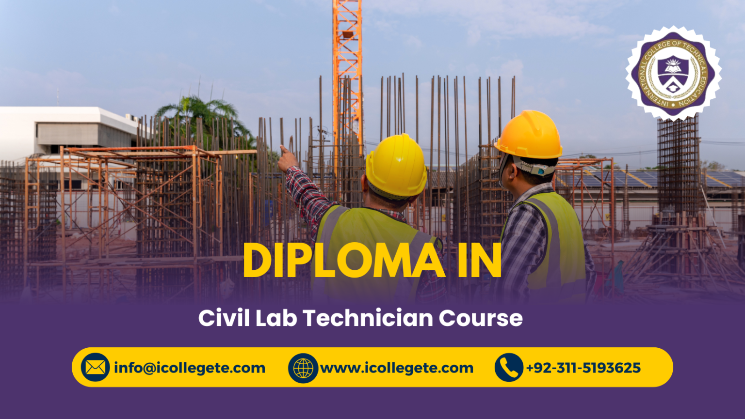 Diploma in Civil Lab Technician Course - International College of ...